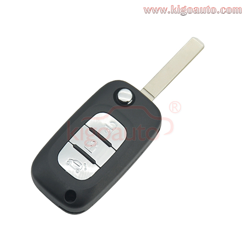 Flip Remote Key 3 button 433Mhz 4A Chip for Mercedes Benz Smart Fortwo ...